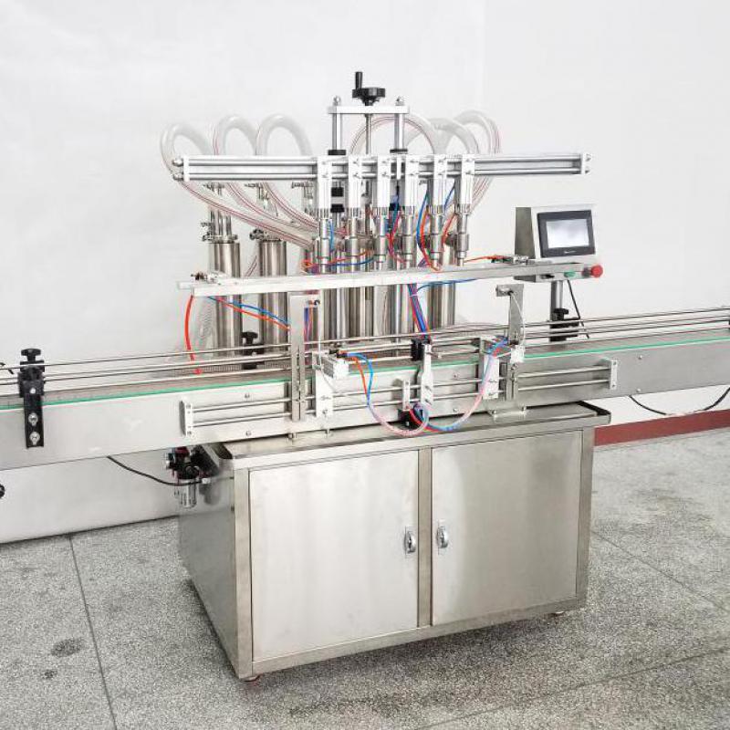 Automatic Liquid Filling Machines with Conveyor Belts